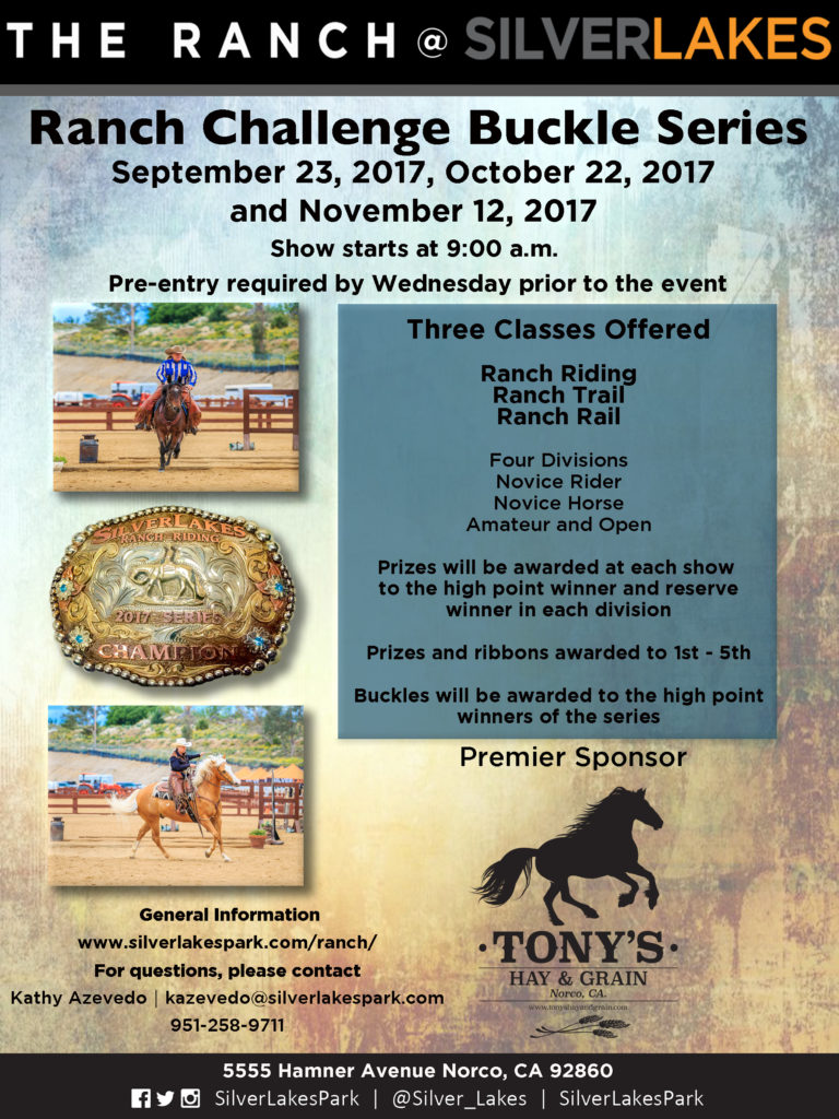 Fall Ranch Challenge Buckle Series - SilverLakes Sports Complex